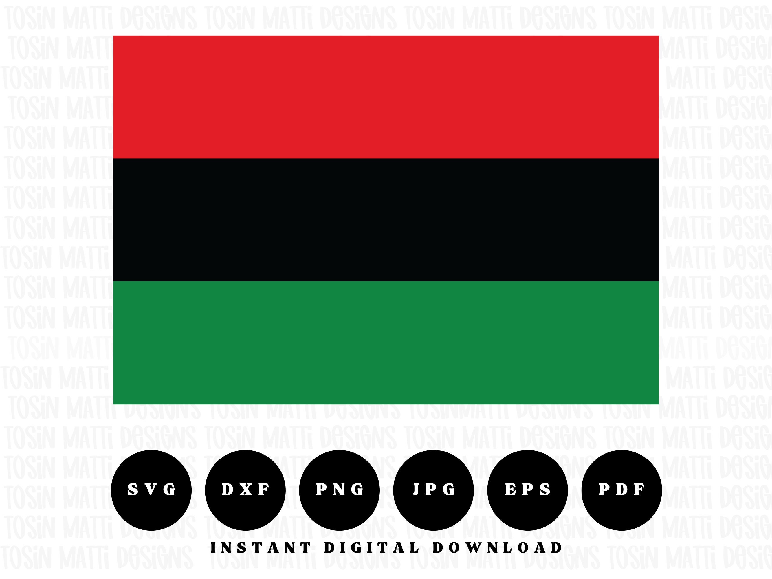 Pan African Flag Svg, Black History Month, Black Liberation Svg ...