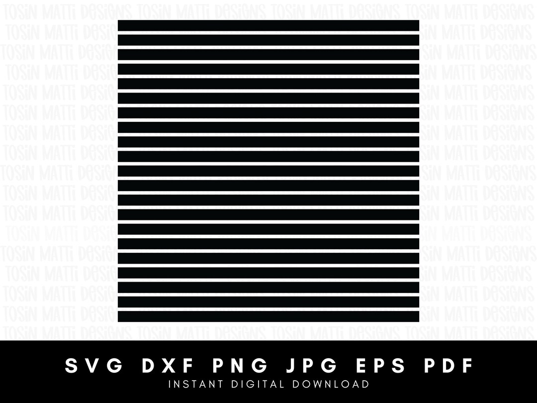 Stripes Pattern Svg Seamless Line Pattern Svg Horizontal - Etsy