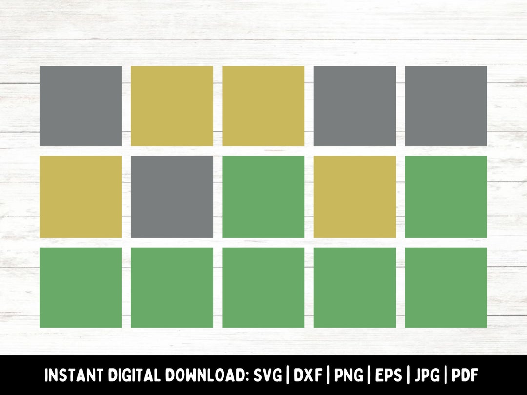 Wordle Puzzle Game SVG Wordle SVG Wordle Puzzle SVG Gift - Etsy France