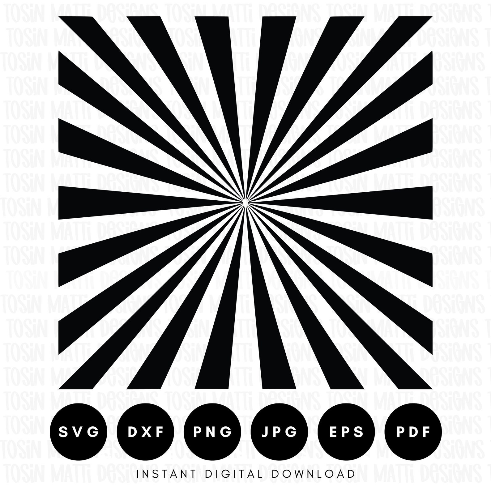 Starburst Pattern Svg, Sunburst Cut Files, Sunburst Clip Art, Sunray ...