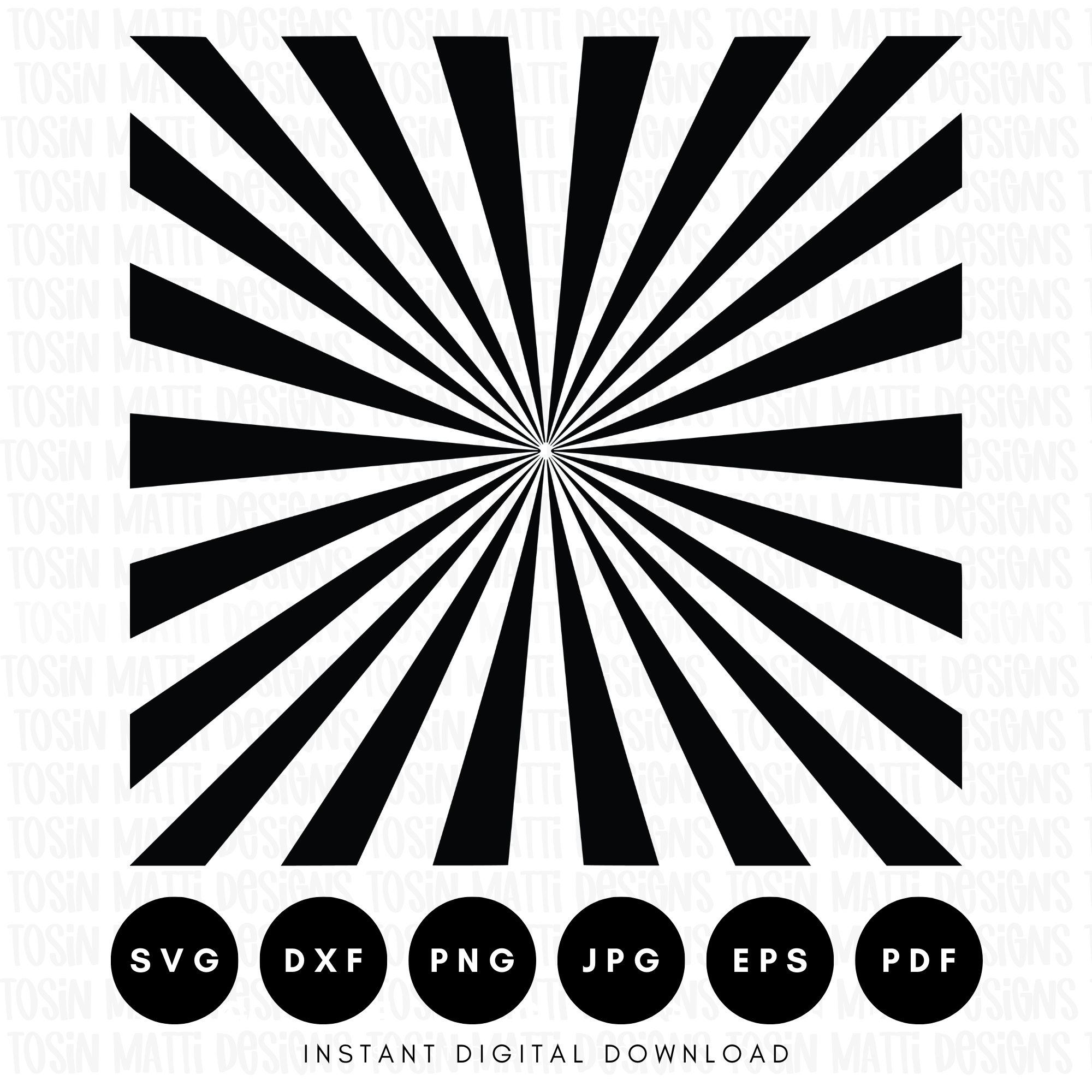 Starburst Pattern Svg, Sunburst Cut Files, Sunburst Clip Art, Sunray ...