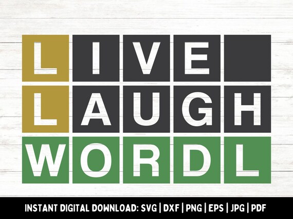 Live Laugh Wordl SVG Wordle SVG Live Laugh SVG Wordle - Etsy