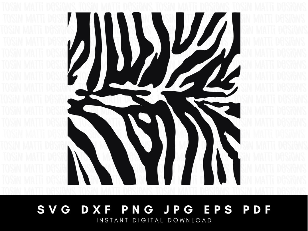 Zebra Pattern Svg / Zebra Tiger Stripes Svg / Animal Print Svg - Etsy