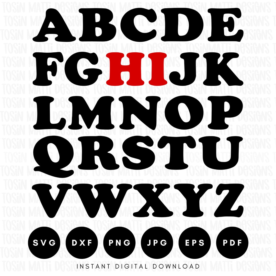 ABC Hi Svg, Alphabet Svg, Teacher Svg, Back to School Svg, Teacher ...