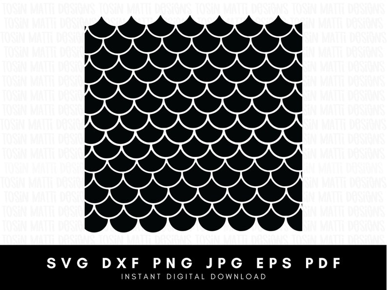 Mermaid Scales Pattern Svg / Mermaid Tail Pattern Svg / Fish - Etsy