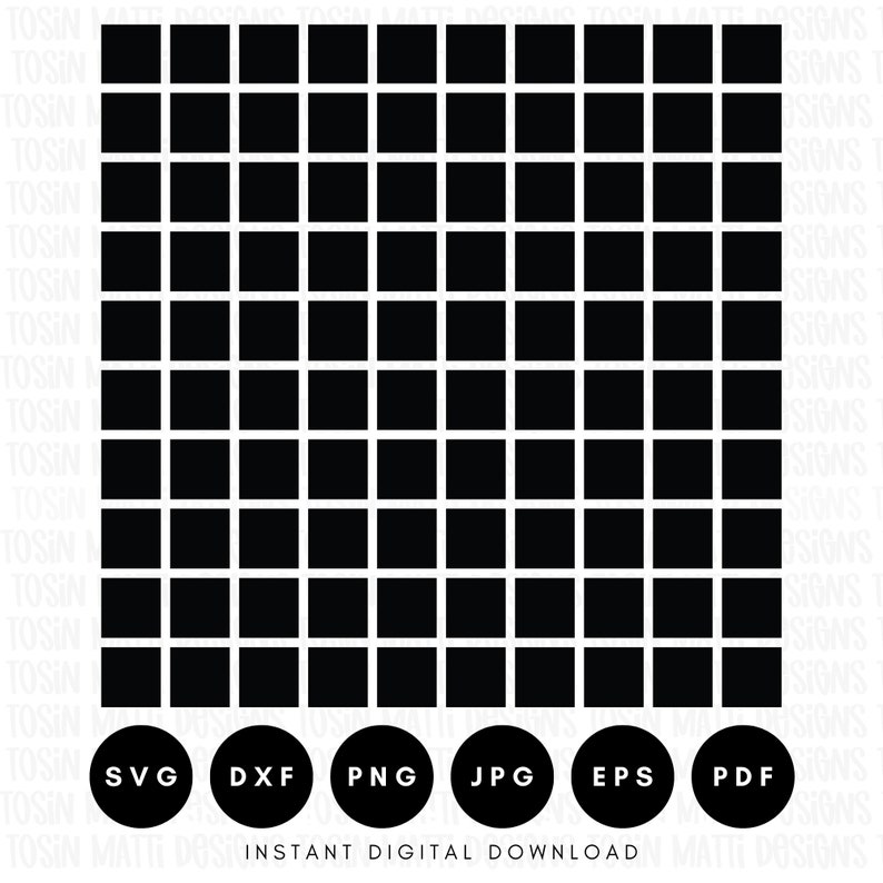 Grid Pattern Svg, Seamless Grid Pattern Svg, Square Pattern Svg, Grid Geometric Background, Svg ...
