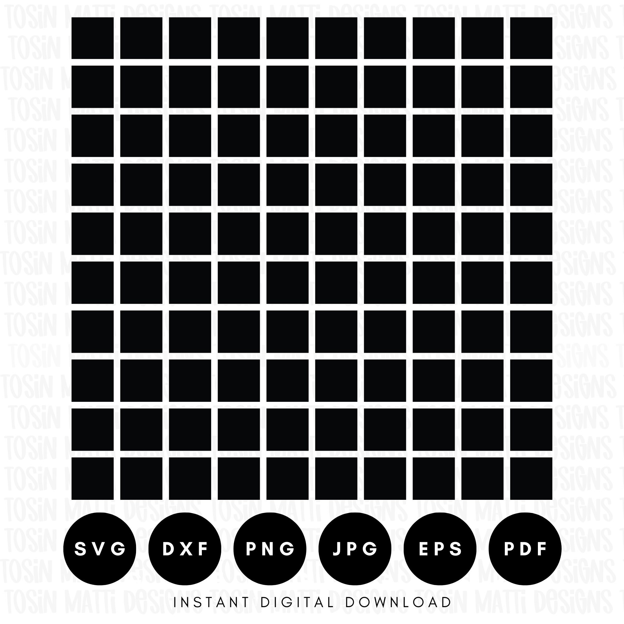 Grid Pattern Svg, Seamless Grid Pattern Svg, Square Pattern Svg, Grid Geometric Background, Svg ...