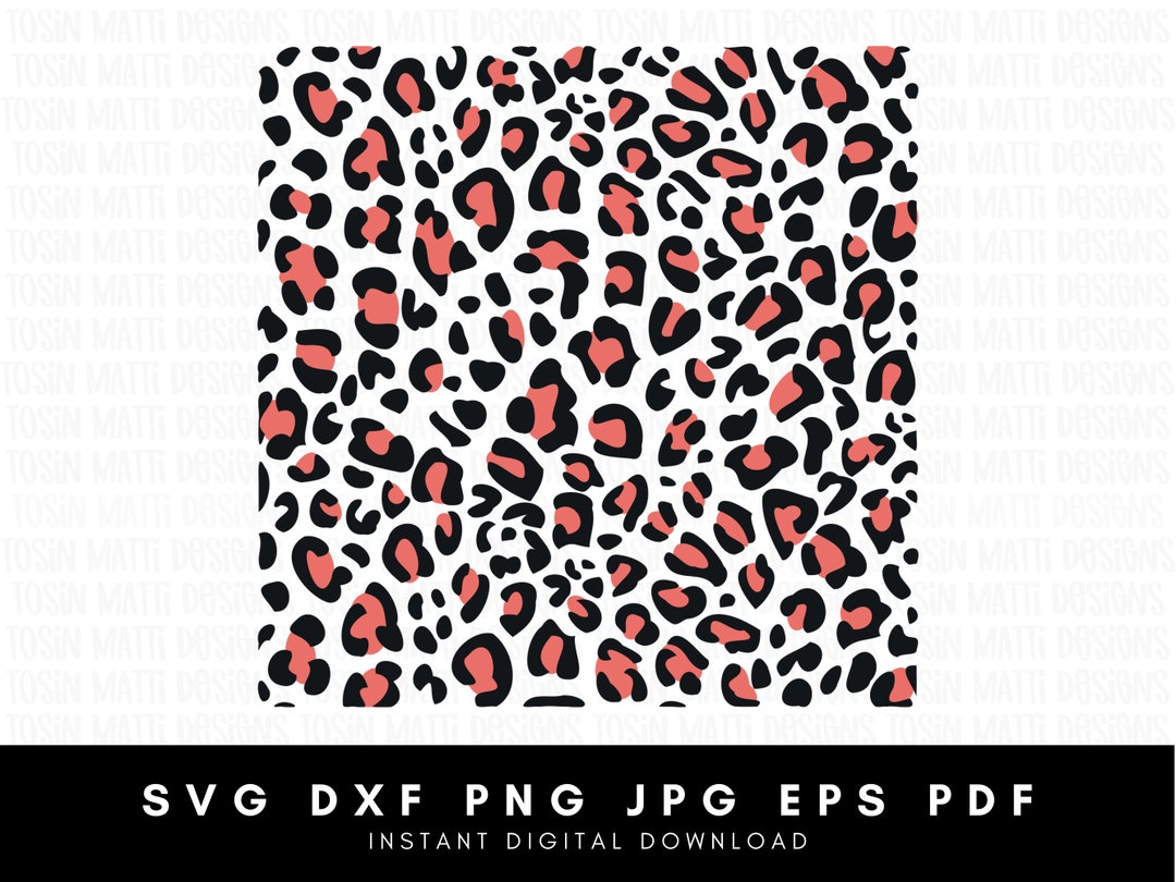Leopard Pattern Svg / Animal Pattern Svg Leopard Spots Svg / - Etsy