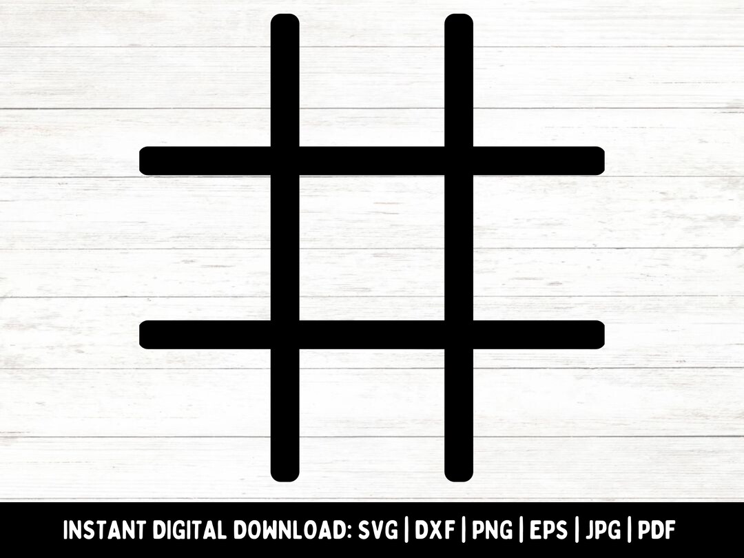 Tic Tac Toe SVG Tic Tac Toe Cut Files Tic Tac Toe Board - Etsy