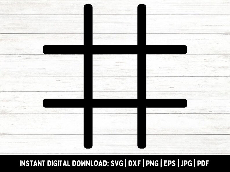 Tic Tac Toe SVG Tic Tac Toe Cut Files Tic Tac Toe Board - Etsy