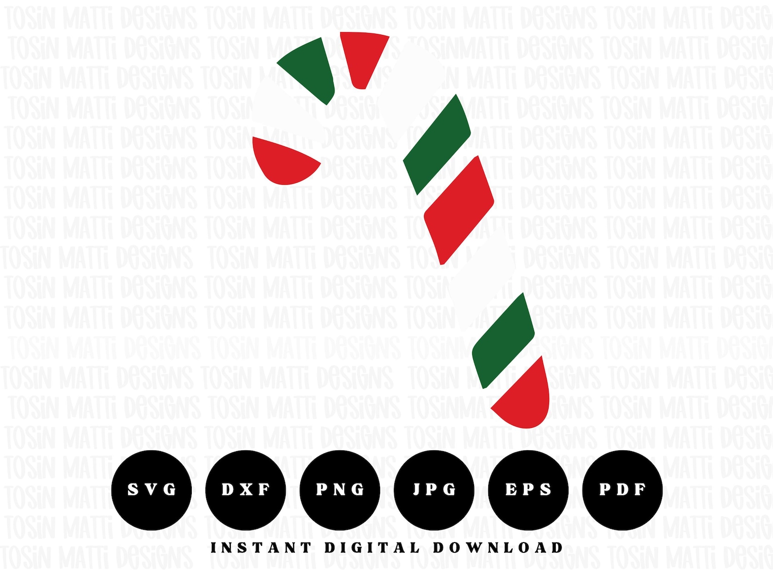Candy Cane Svg, Christmas Clipart Png, Holiday Candy Stick, Peppermint ...