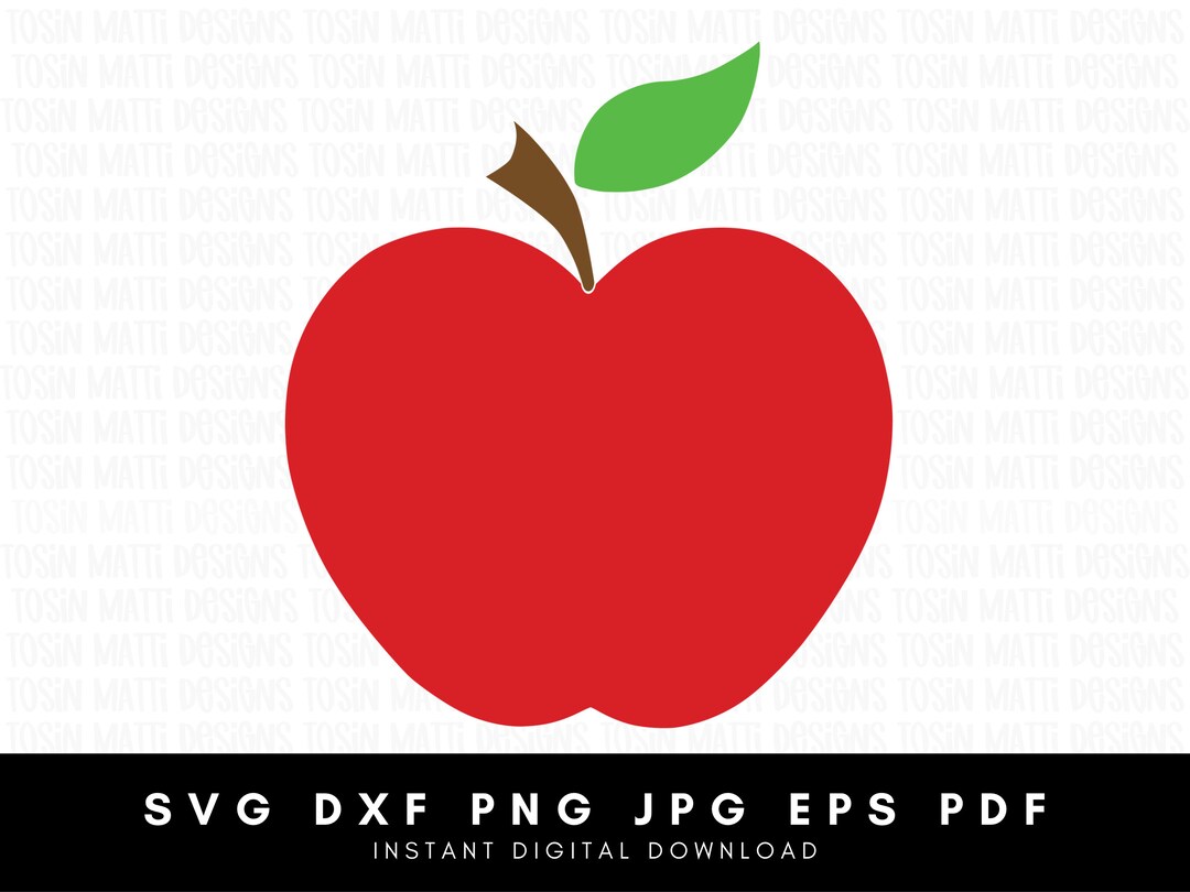 Teacher Apple Svg / Apple Clipart / Gift for Teacher / Back to - Etsy