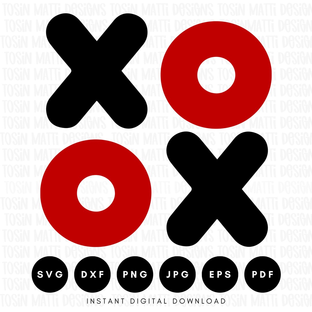 Stacked XOXO Svg, Hugs and Kisses Svg, Retro Valentine's Day Svg, Love ...