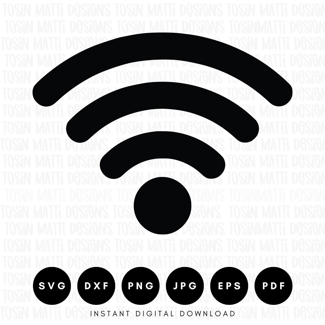 Wifi Symbol Svg Png, Wireless Internet Sign, Internet Connection Svg ...