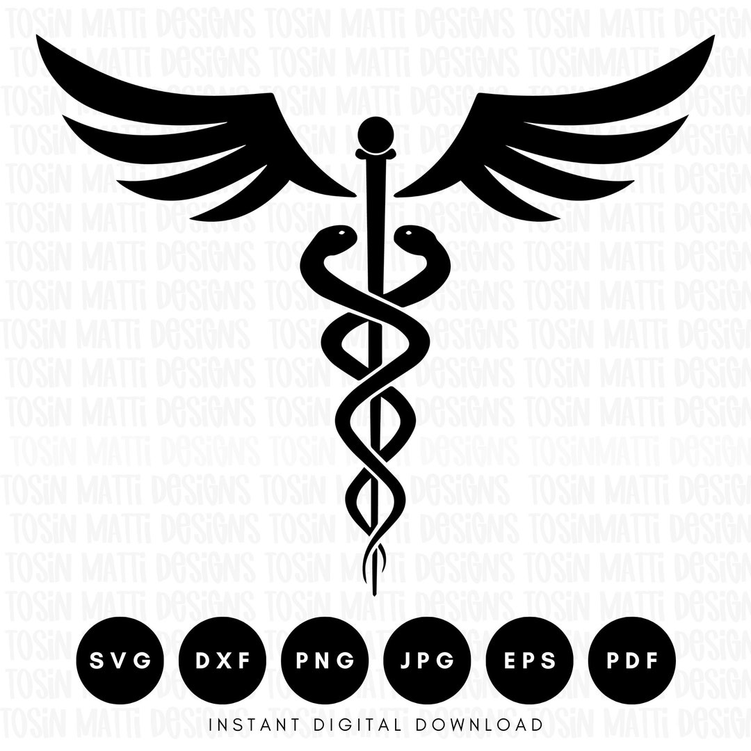 Caduceus Svg, Medical Symbol Svg, Doctor Svg, Nurse Svg, Healthcare Svg ...