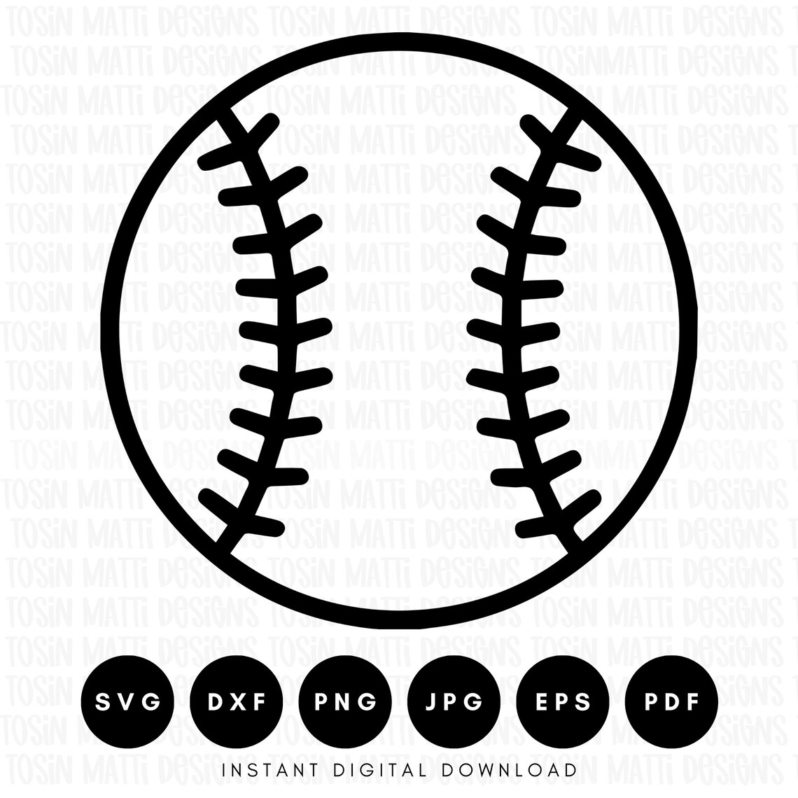 Baseball Svg, Baseball Cut Files, Baseball Vector, Baseball Clipart ...