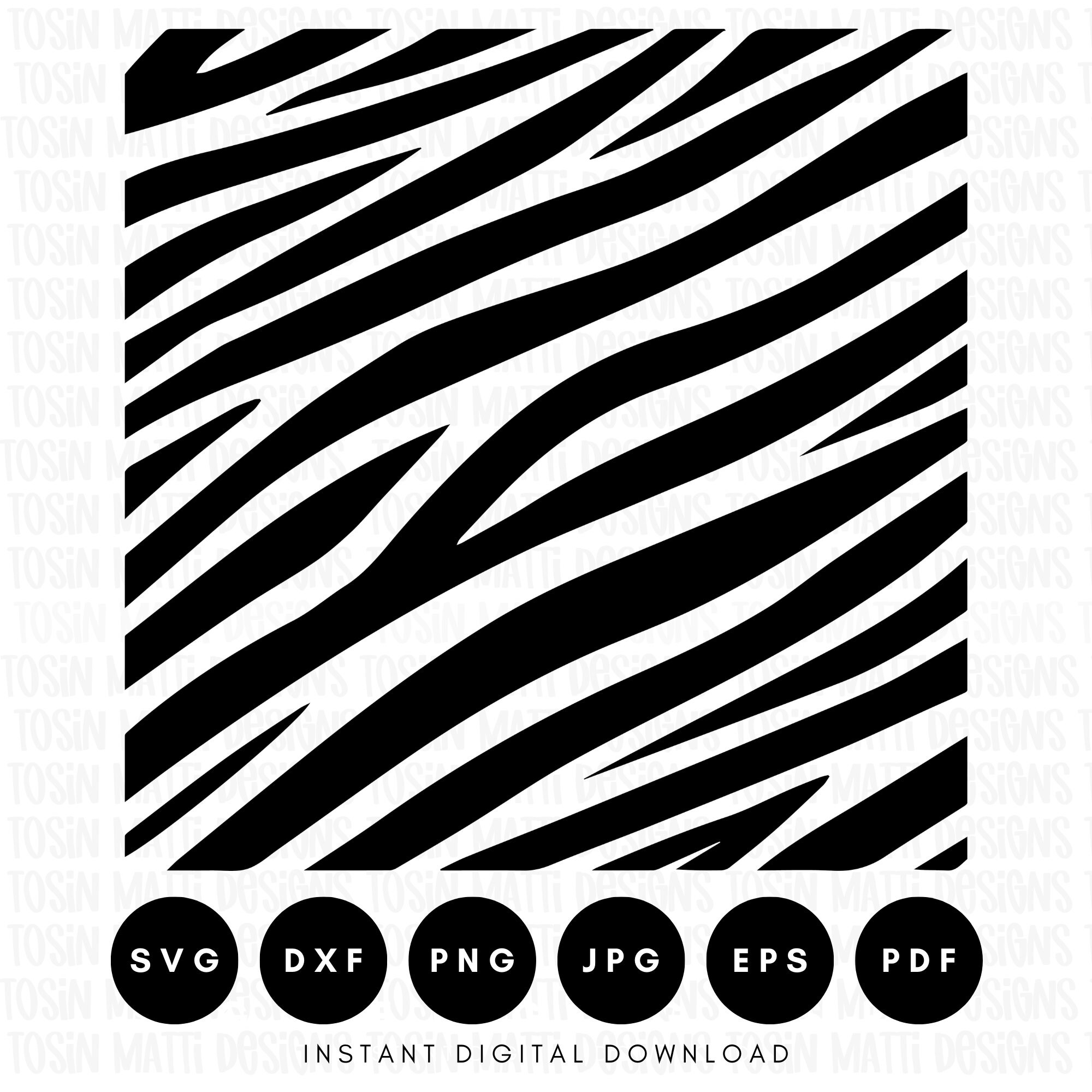 Zebra Pattern Svg, Zebra Tiger Stripes Svg, Animal Print Svg, Animal ...