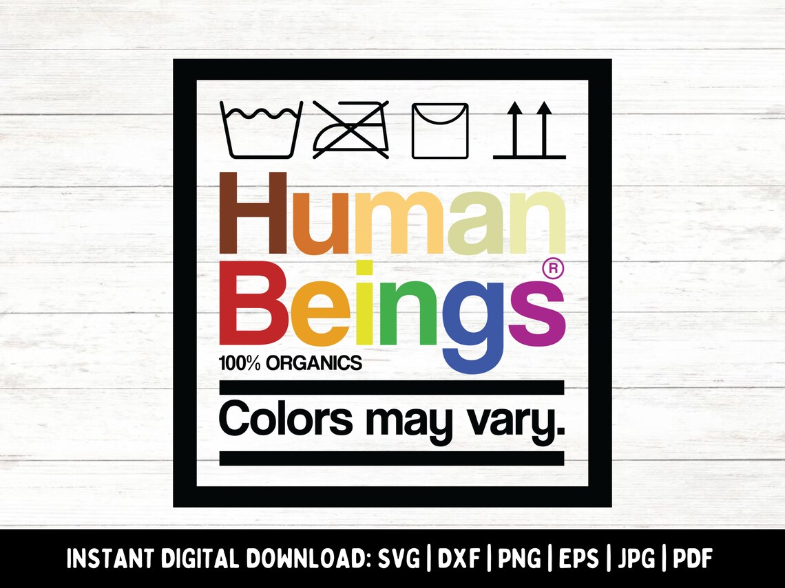 Human Beings Svg Equality Svg Human Rights Svg Black - Etsy