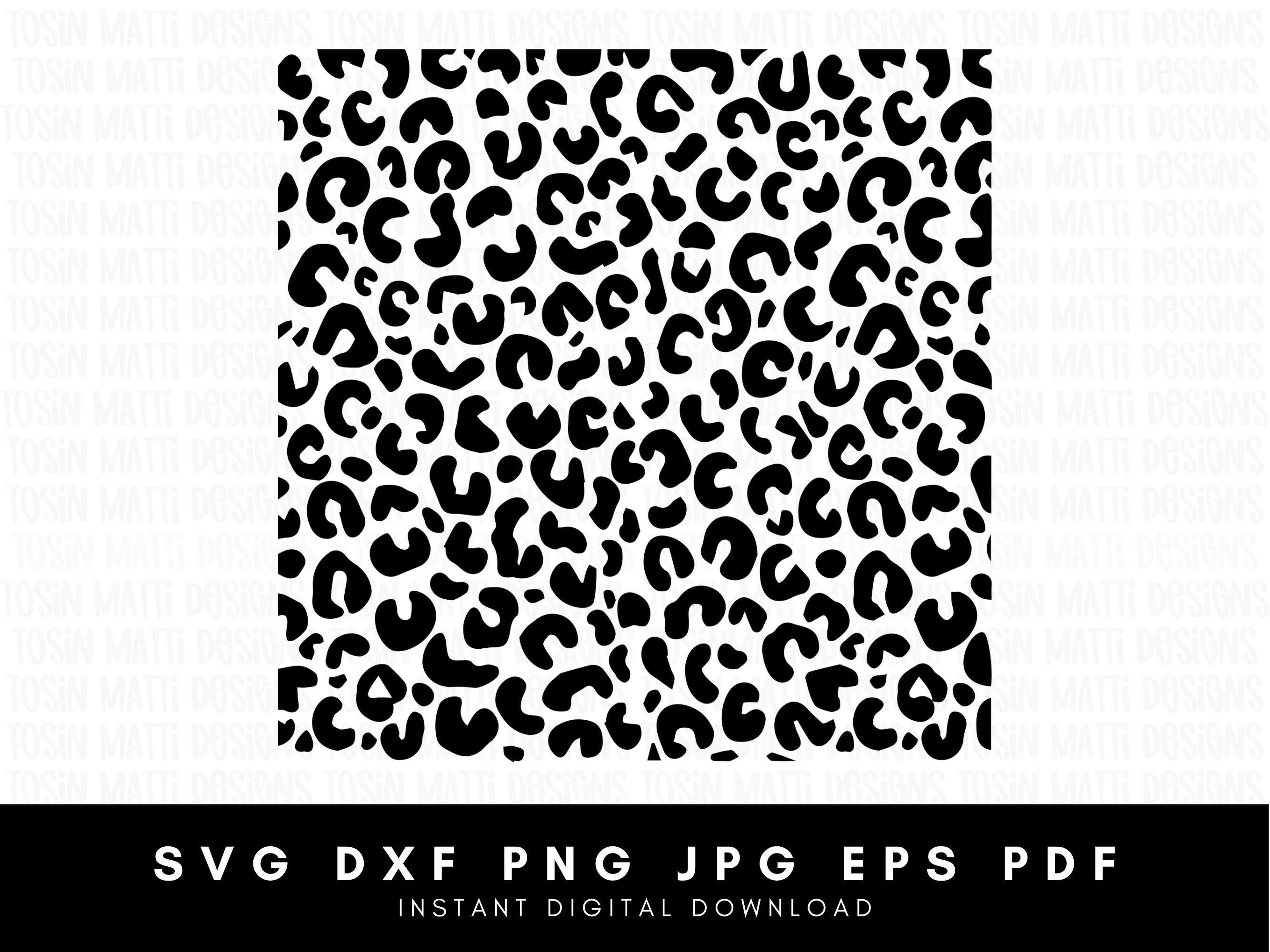 Cheetah Print Pattern Svg Leopard Print Svg Animal Print - Etsy