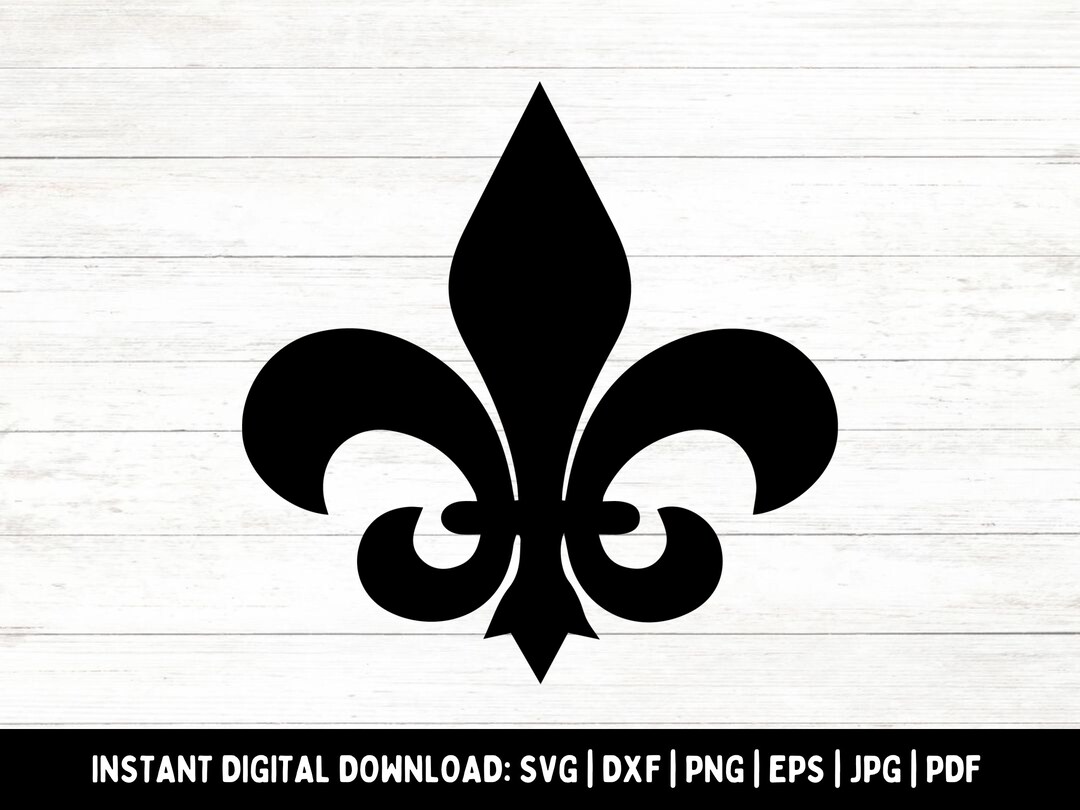 Fleur De Lis Svg Mardi Gras Svg Fleur De Lis Clipart New - Etsy