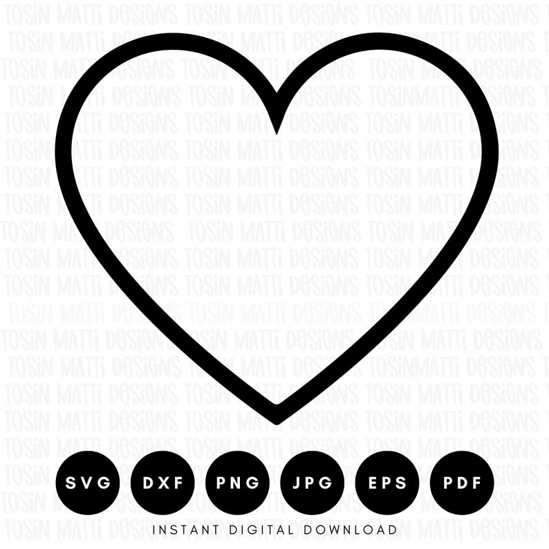 Heart Outline Svg, Happy Valentines Day Svg, Heart Shape Svg, Heart Png ...