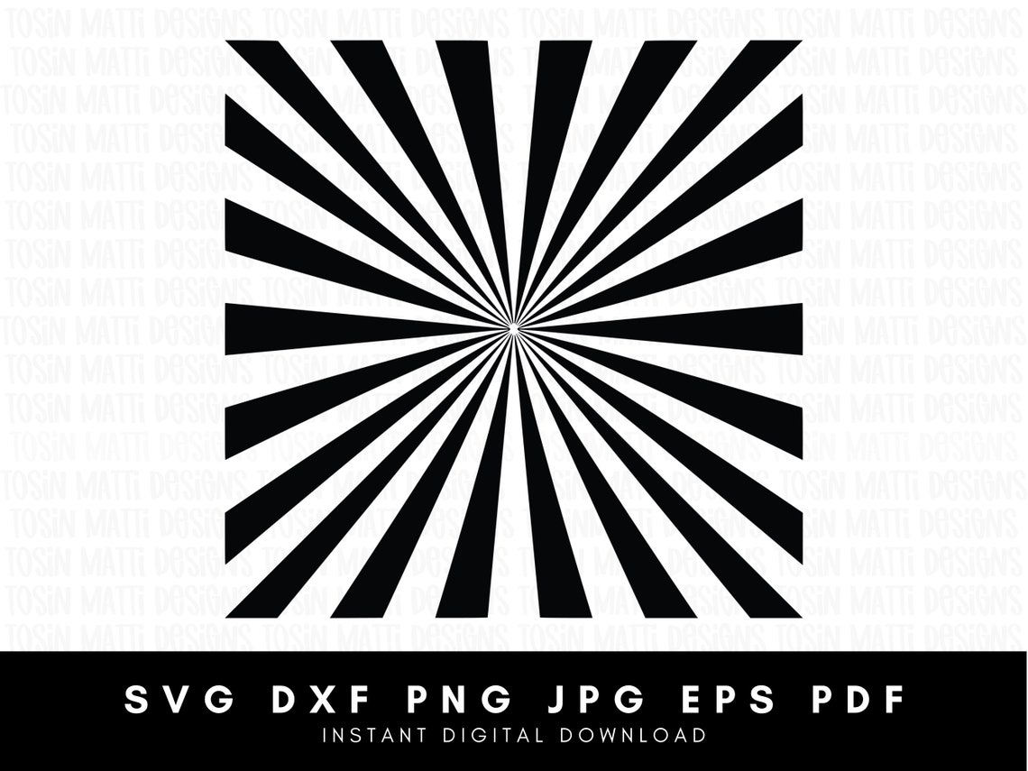 Starburst Pattern Svg / Sunburst Cut Files / Sunburst Clip Art - Etsy ...