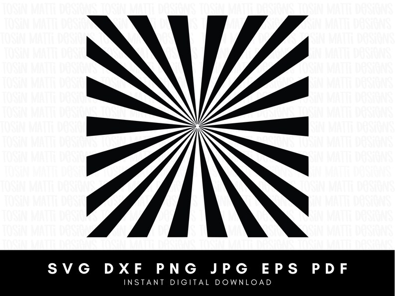 Starburst Pattern Svg / Sunburst Cut Files / Sunburst Clip Art - Etsy ...