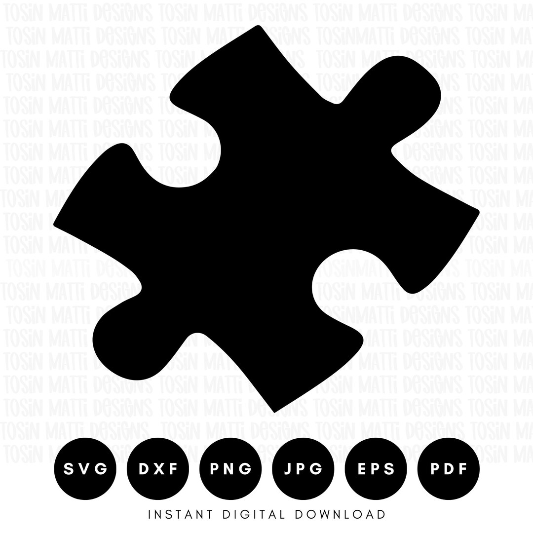 Autism Puzzle Piece Svg, Autism Awareness Svg, Puzzle Piece Cut Files ...