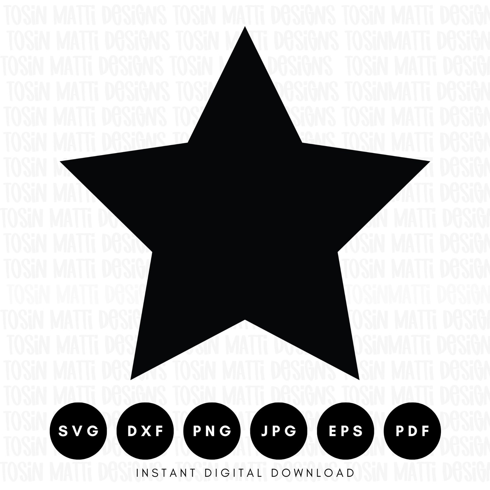 Star Svg, Star Cut Files, Star Vector, Geometric Shape Clipart ...