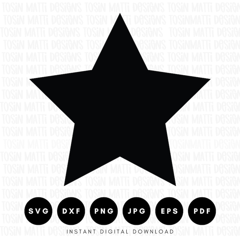 Star Svg Star Cut Files Star Vector Geometric Shape - Etsy
