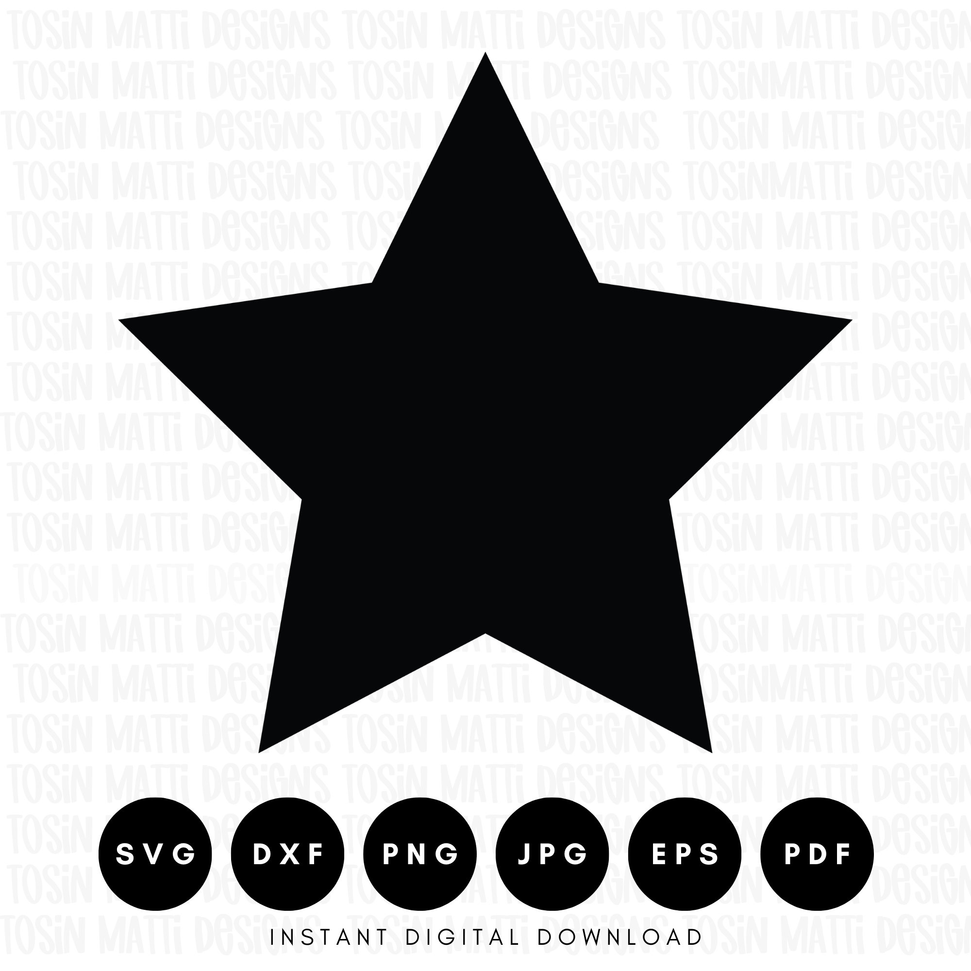 Star Svg, Star Cut Files, Star Vector, Geometric Shape Clipart ...