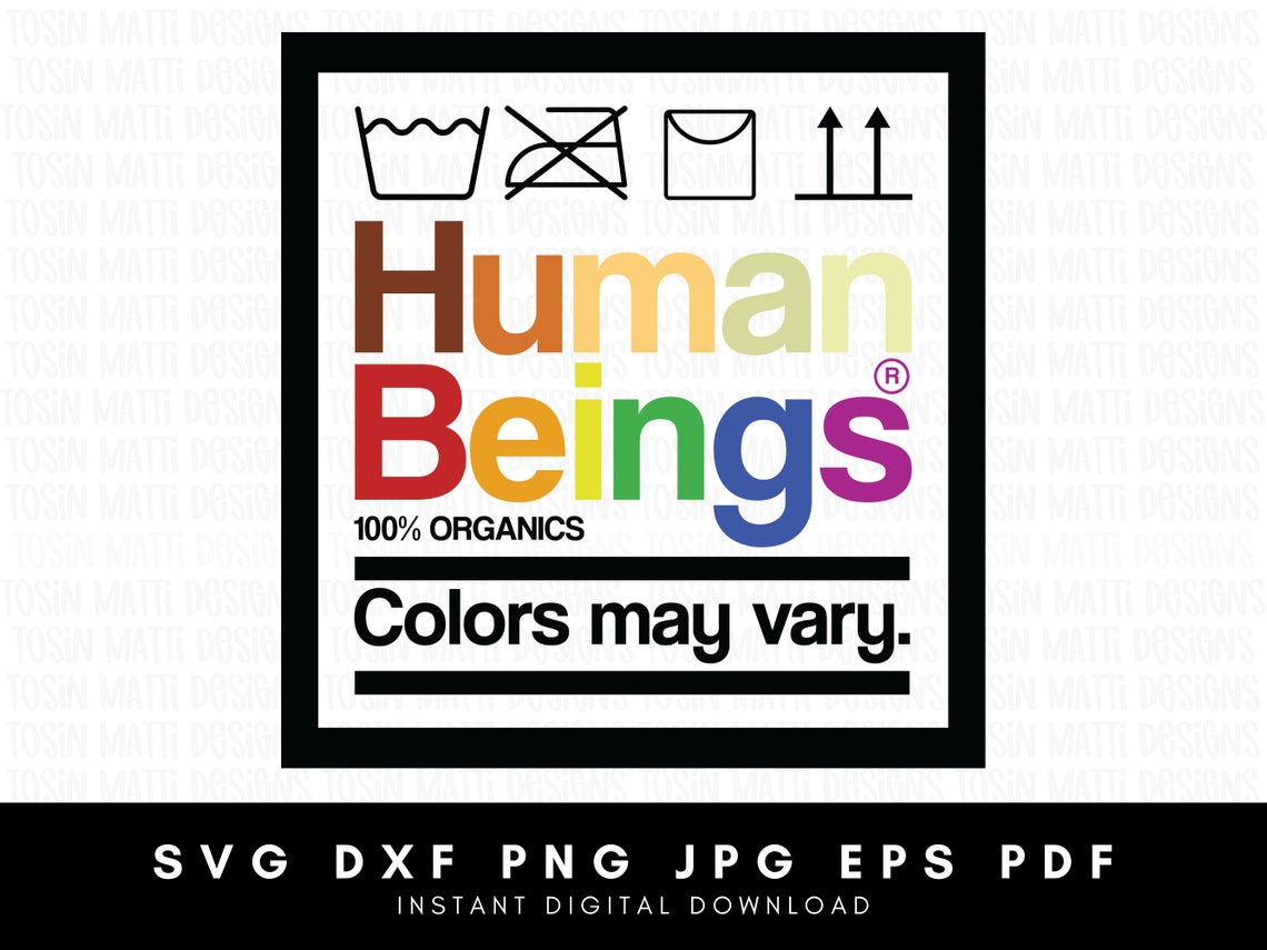 Human Beings Svg Equality Svg Human Rights Svg Black - Etsy
