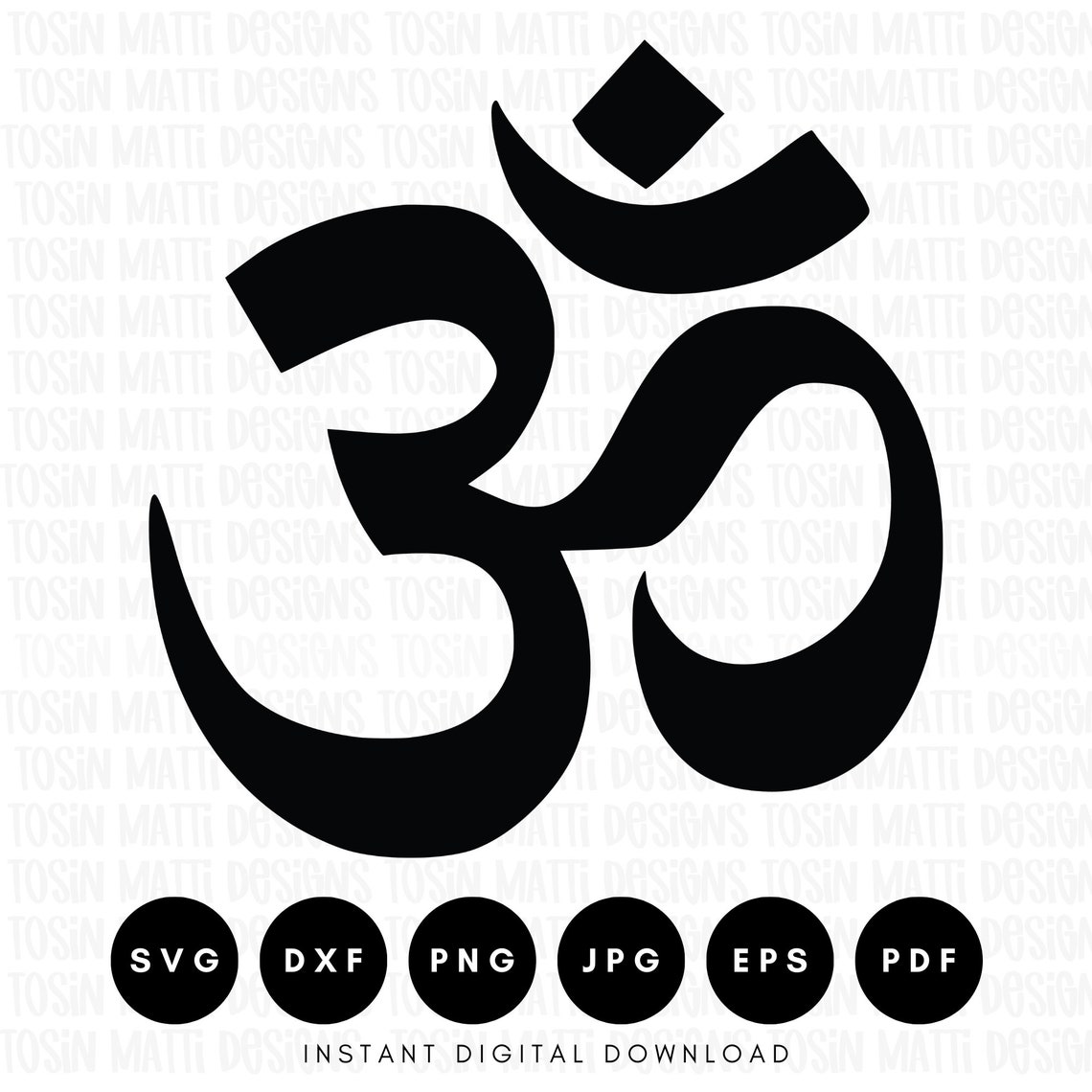 Om Symbol Svg Aum Symbol Svg Yoga Mantra Svg Meditation - Etsy Canada