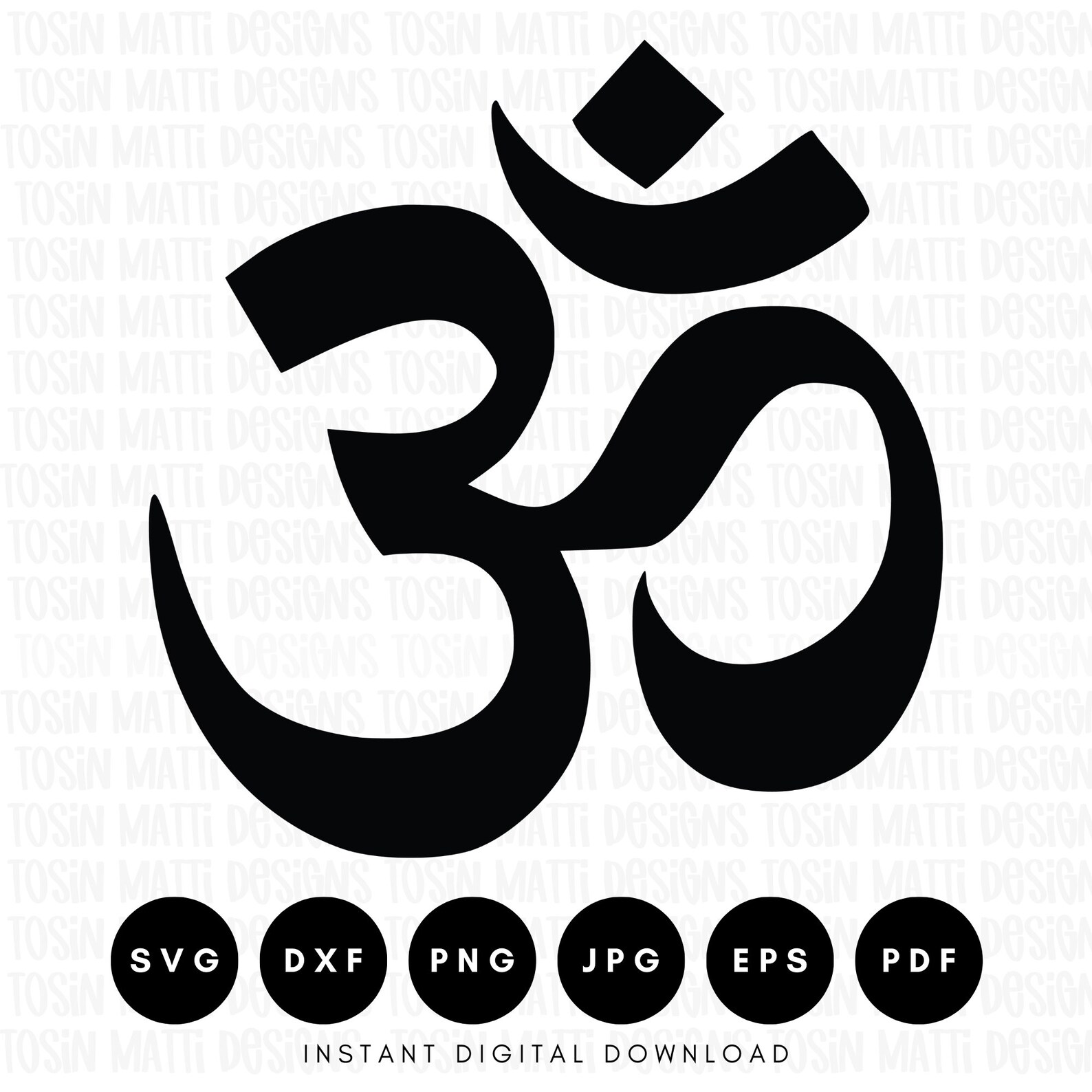 Om Symbol Svg Aum Symbol Svg Yoga Mantra Svg Meditation - Etsy Canada