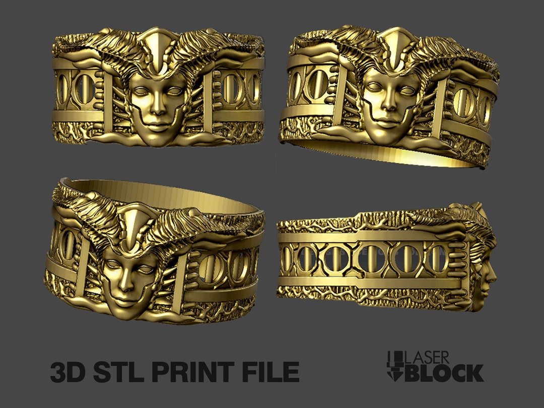 Lilith Diablo Ring 3D STL Print File, Lilith Diablo IV Shrine Ring High ...