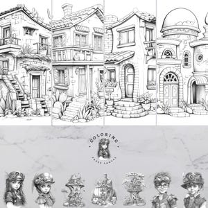 Mix House Coloring Book - Coloring Pages for Kids & Adults - Fun ...