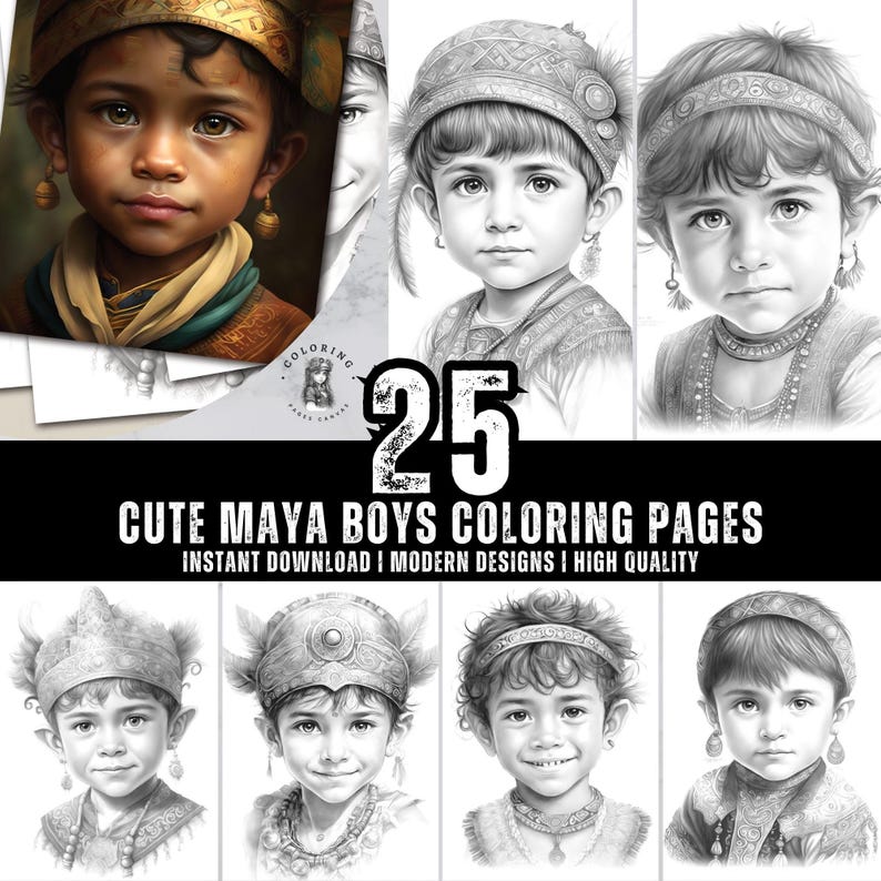 25 Cute Maya Boys Coloring Pages - Adult, Teens and Kids Coloring Book ...