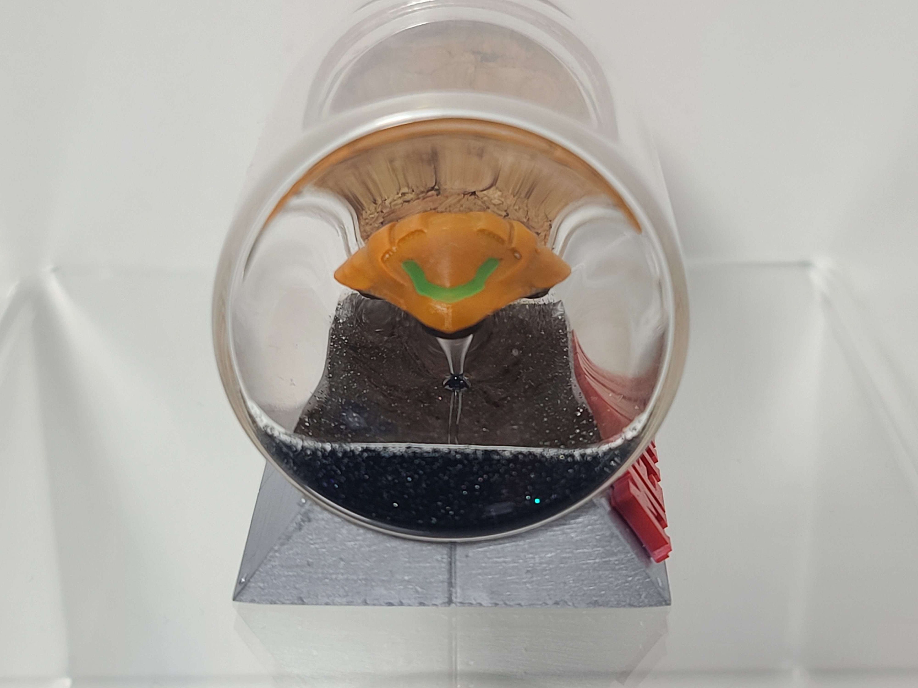 Metroid Inspired Mini Ship in a Bottle Mini Metroid Ship in a Bottle ...