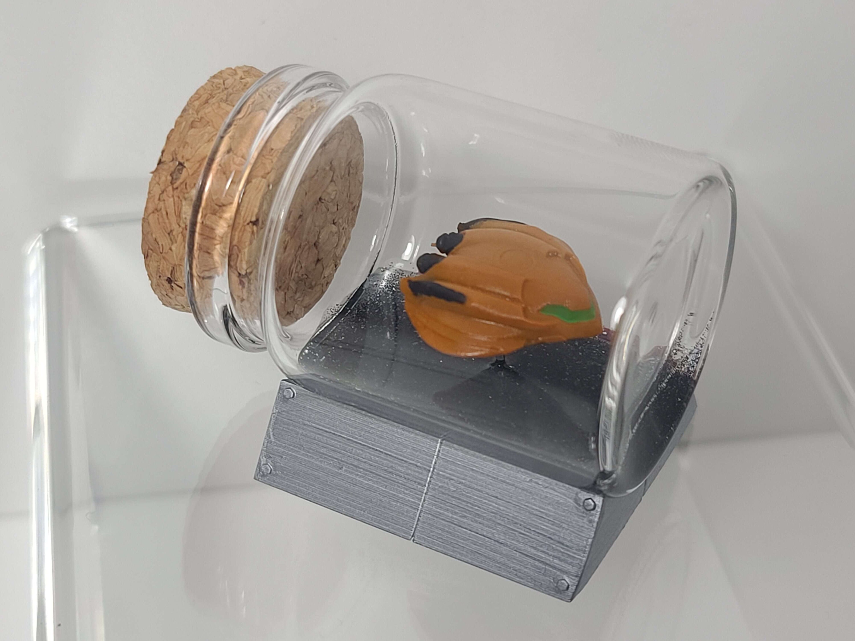 Metroid Inspired Mini Ship in a Bottle Mini Metroid Ship in - Etsy