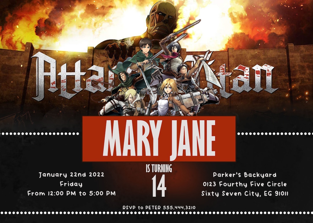 Birthday Party Invitation Template in Editable PDF Format - No Prints ...