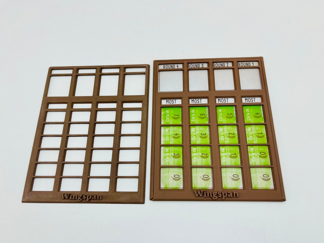 Wingspan Bonus Round Score Keeper - Both Green and Blue Side - Etsy