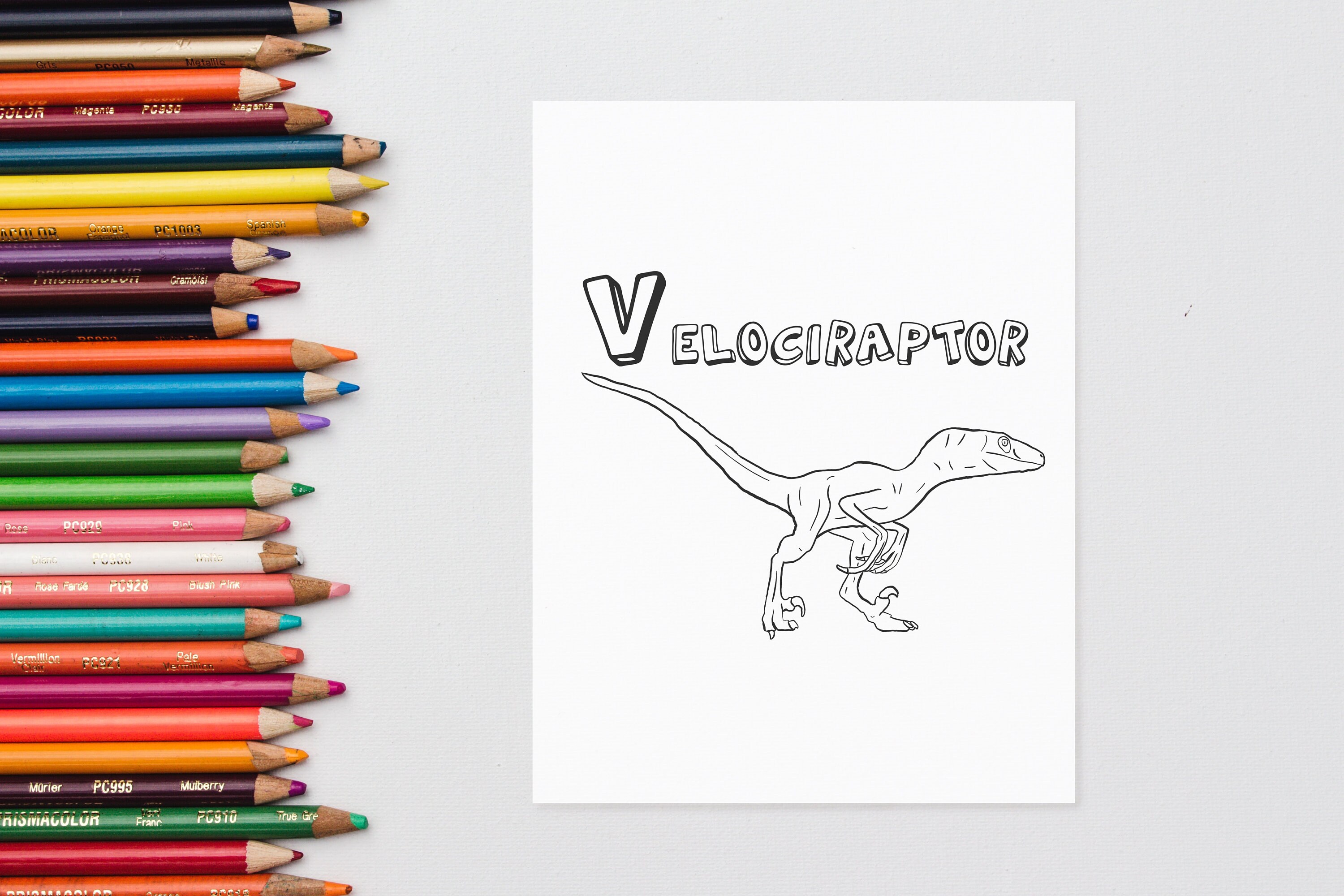 Dinosaur Abcs Coloring Pages - Etsy