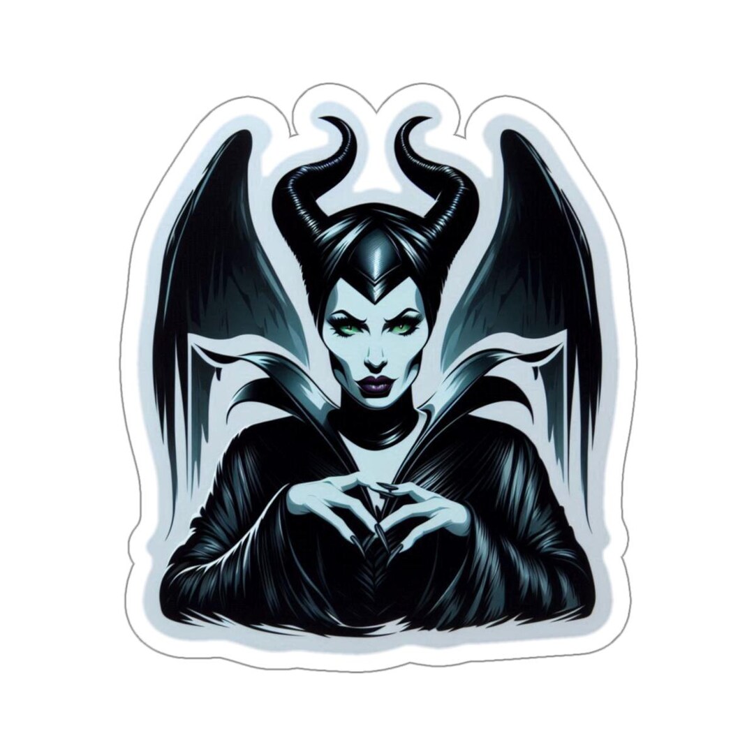 Magical Maleficent Vinyl Sticker Gothic Fairy Tale Decal Dark Fantasy ...