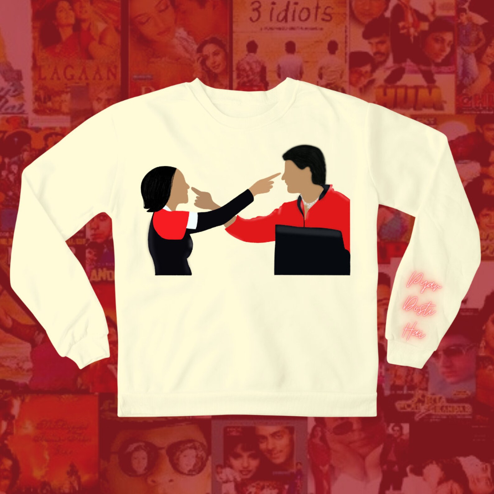 Classic Srk/kajol Pyar Dosti Hai T-shirt OR Crewneck Sweatshirt in ...