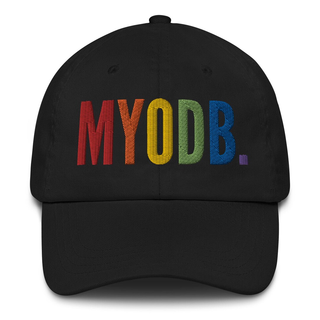 MYODB Rainbow Pride Mind Your Own Damn Business Dad Hat - Etsy