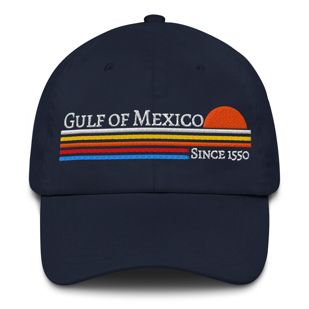 Gulf of Mexico Since 1550 Retro Sunset Dad Hat - Etsy
