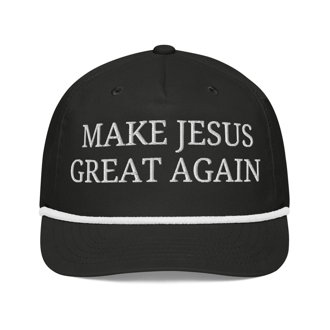 Make Jesus Great First Again Golf Rope Cap Hat - Etsy
