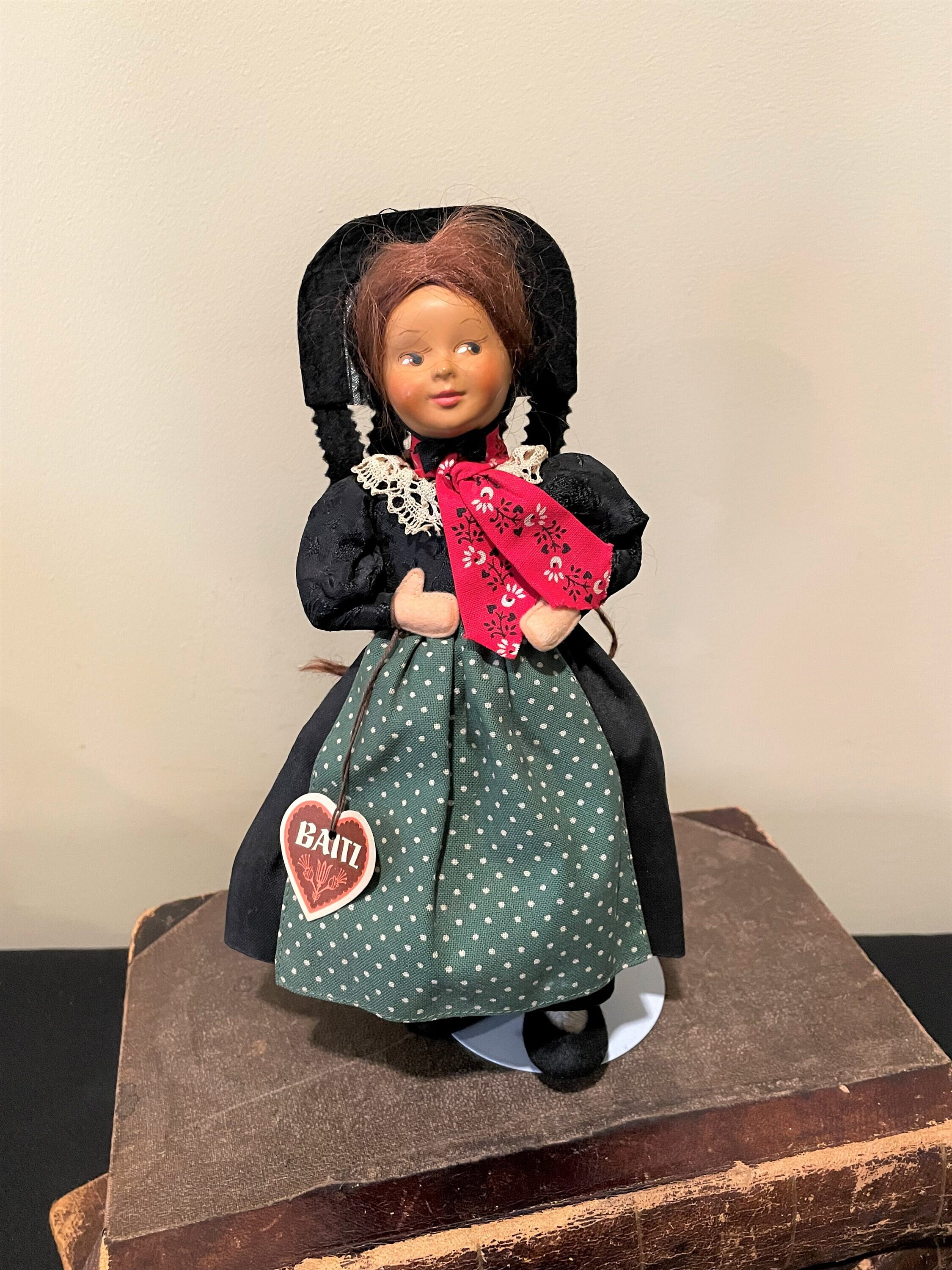 Vintage 9 Inch Baitz Traditional Austrian Dressed Doll. Made in Austria ...