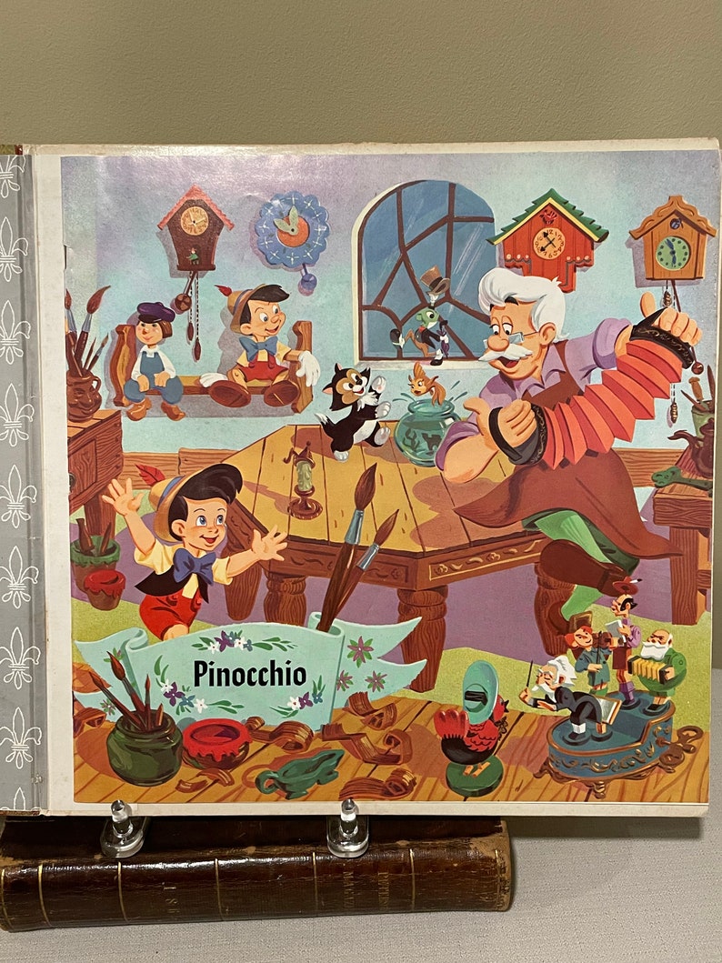 1962 Walt Disney's Pinocchio Record Album With Story Book - Etsy
