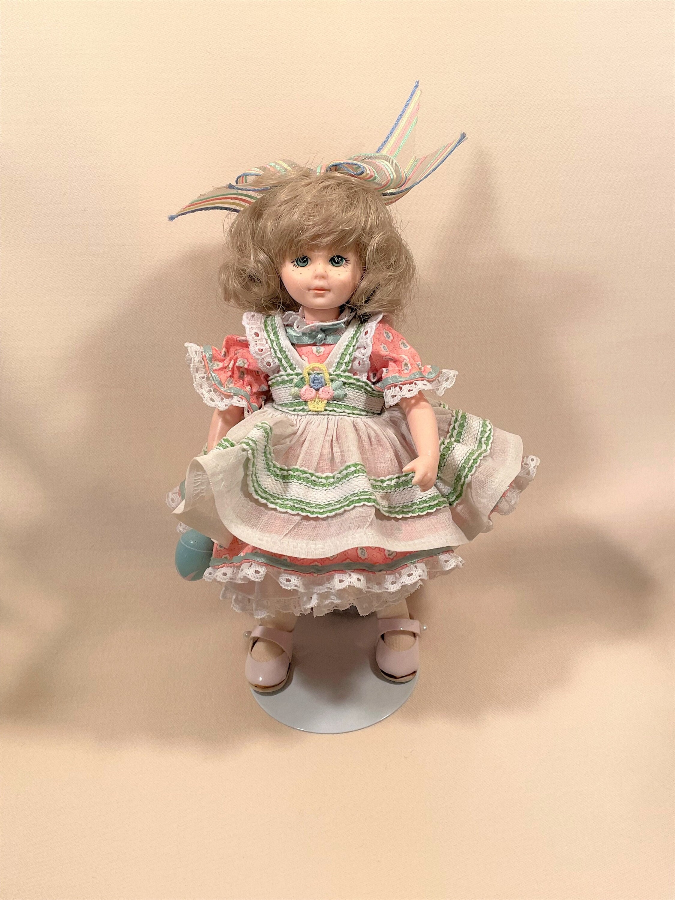 Beautiful 8 Inch Easter Doll With Egg by Robin Woods Doll - Etsy